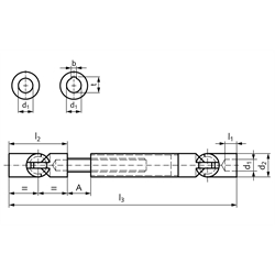 Artikel 63152000 - Ausziehbare Kugelgelenkwelle LW Bohrung 10H7 ...